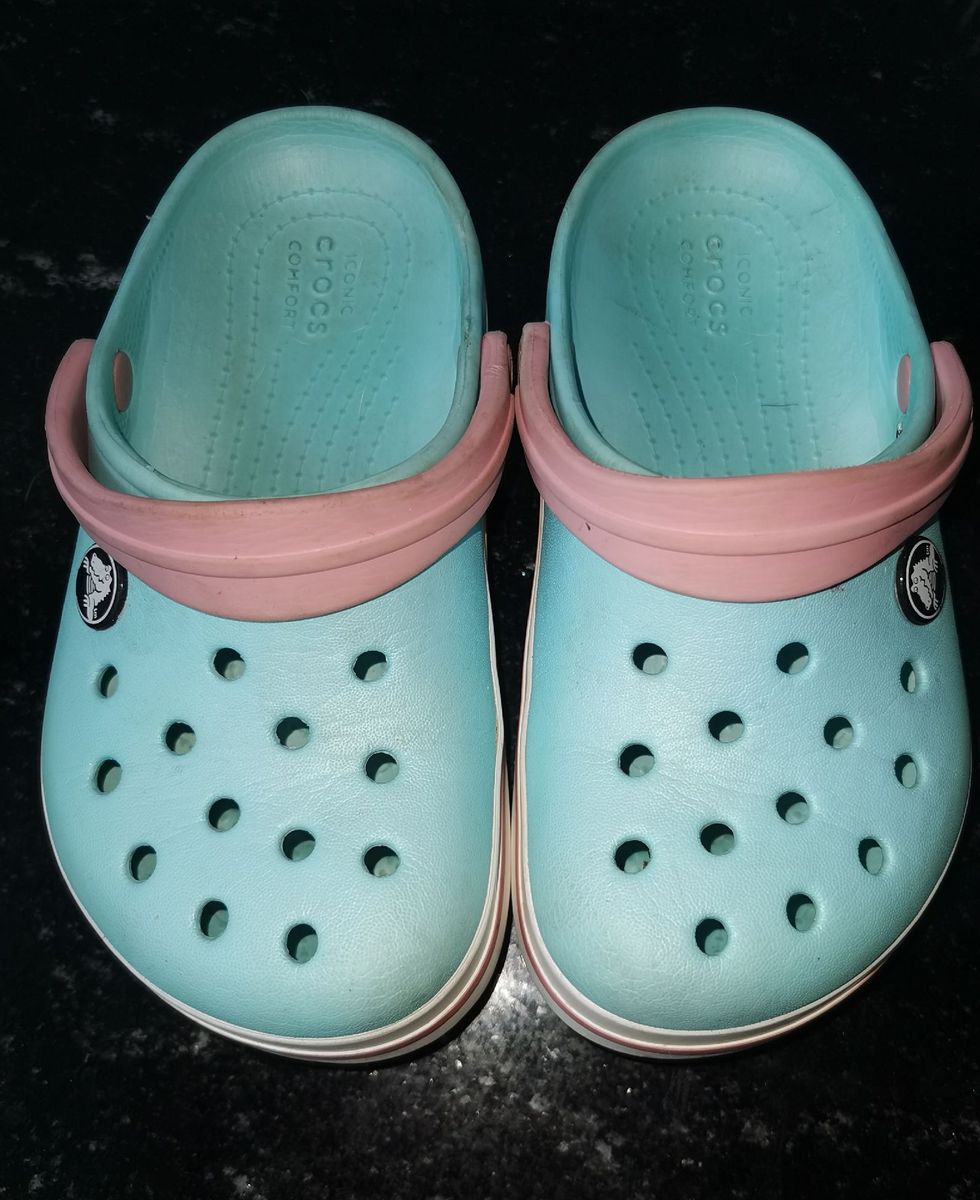Crocs Azul Bebê | Calçado Infantil para Meninas Crocs Usado 54607691 ...
