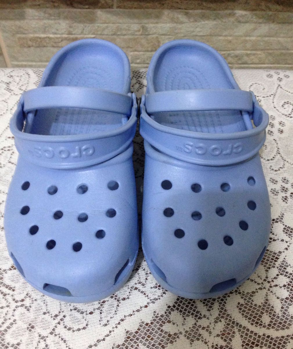 Crocs Azul Claro Mary Jane | Sandália Feminina Crocs Usado 15194297 ...