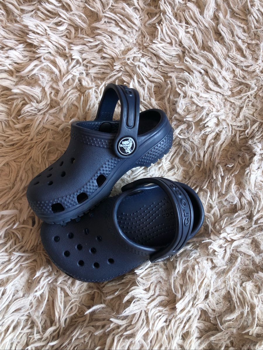 Crocs Azul Marinho | Calçado Infantil para Bebê Crocs Usado 71159840 ...