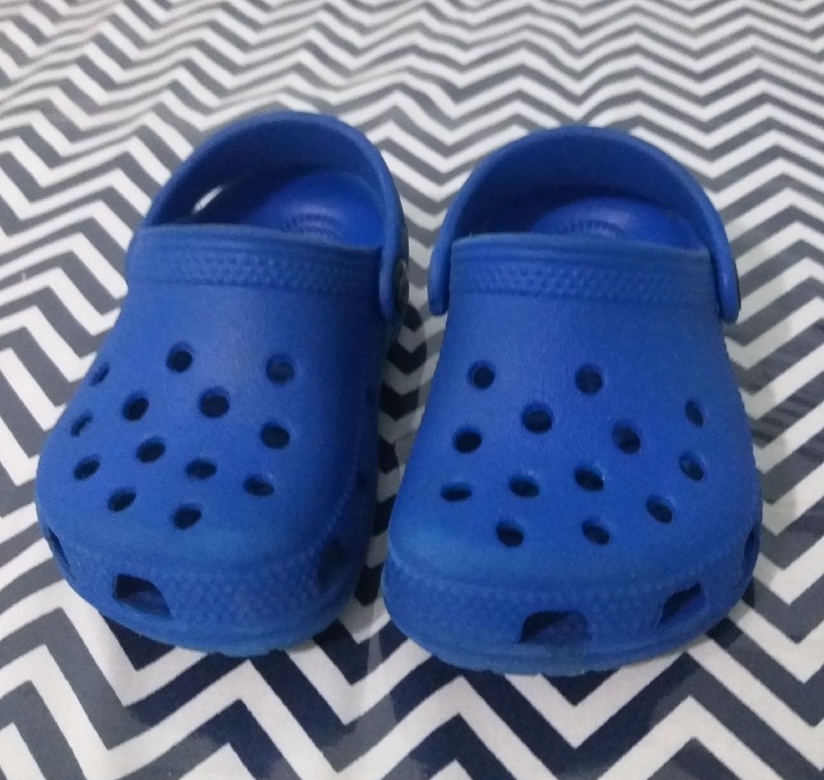 Crocs Azul | Calçado Infantil para Bebê Crocs Usado 42550495 | enjoei