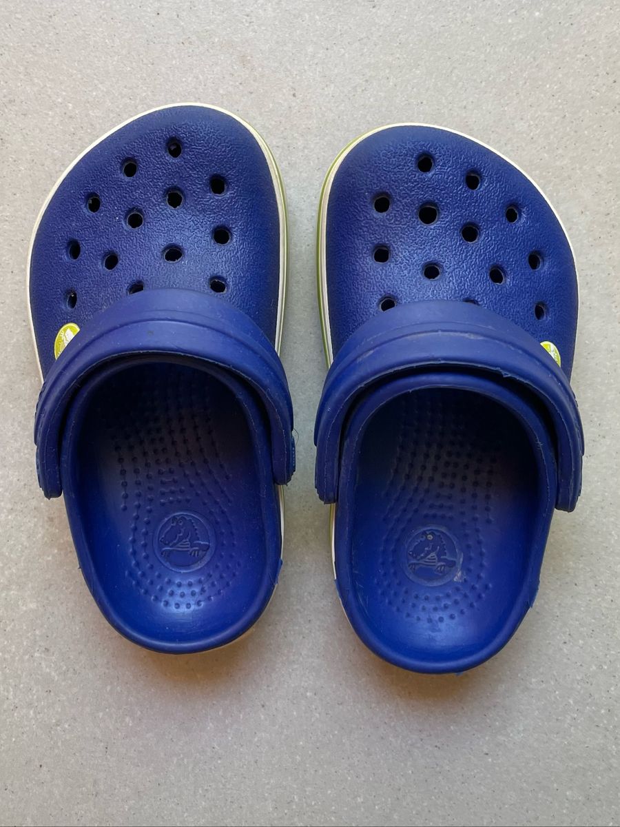 Crocs Azul | Calçado Infantil para Bebê Crocs Usado 69693689 | enjoei