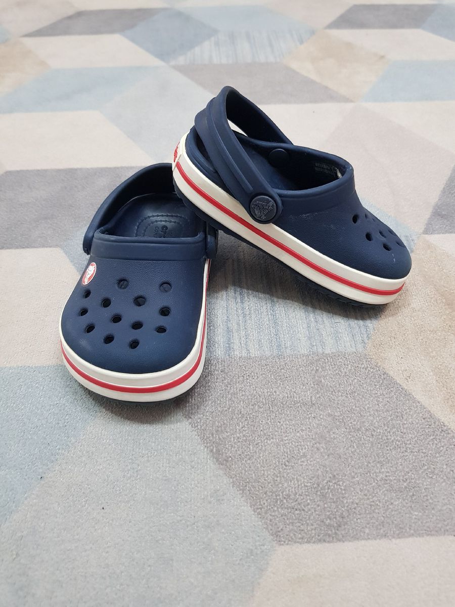 Crocs Bebê Azul | Calçado Infantil para Bebê Crocs Usado 54978522 | enjoei