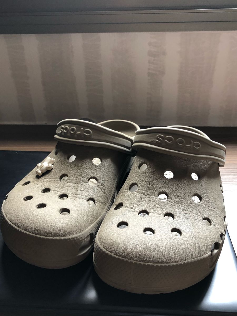 Crocs Bege | Sapato Feminino Crocs Usado 39731645 | enjoei