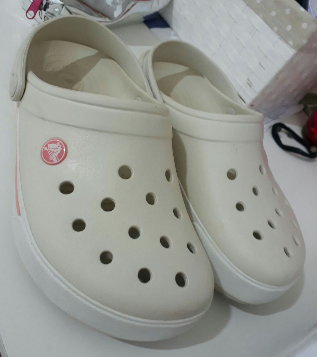 Crocs Bege | Sapato Feminino Crocs Usado 26998839 | enjoei