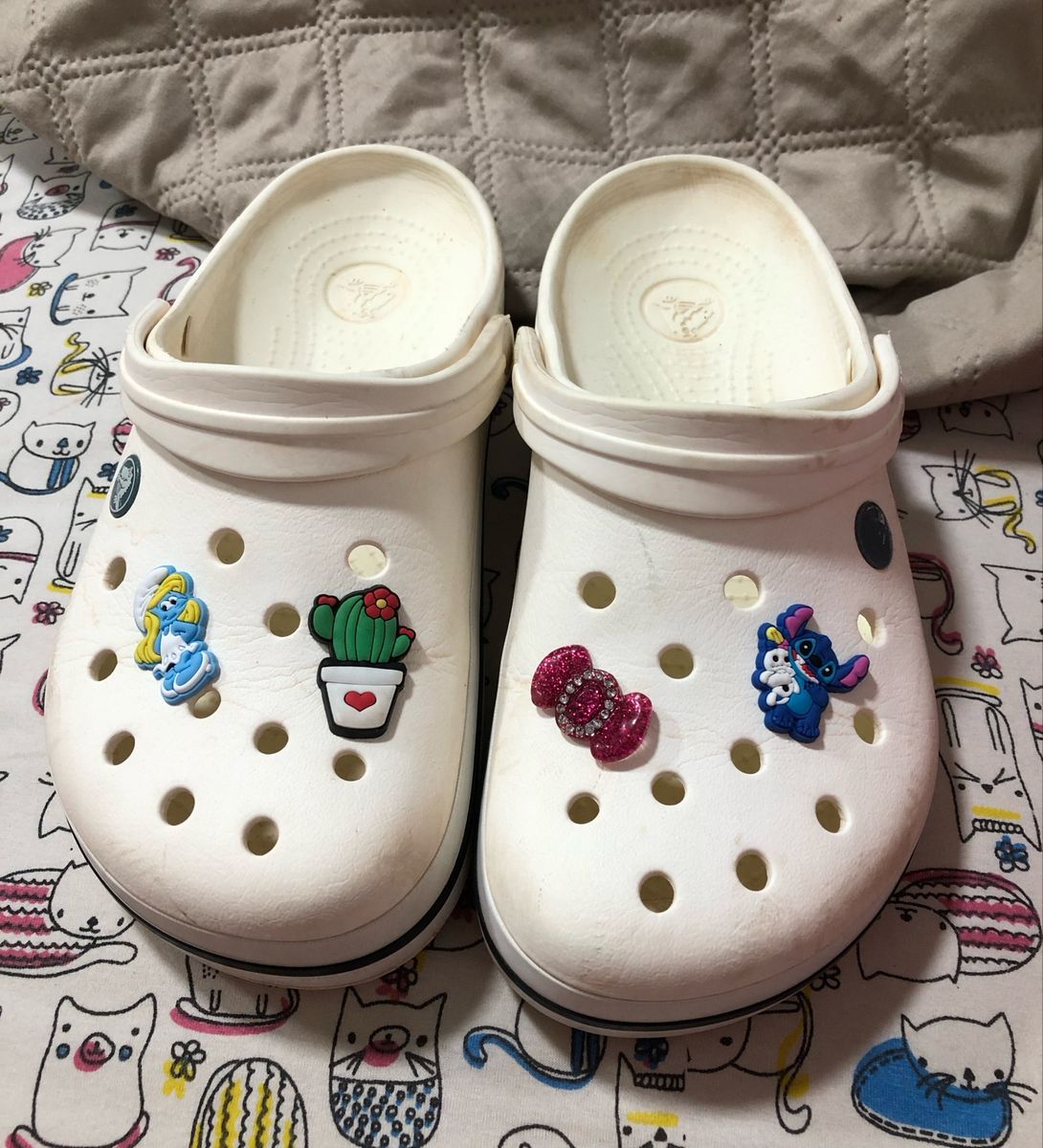 Crocs Branca | Sandália Feminina Crocs Usado 77105613 | enjoei