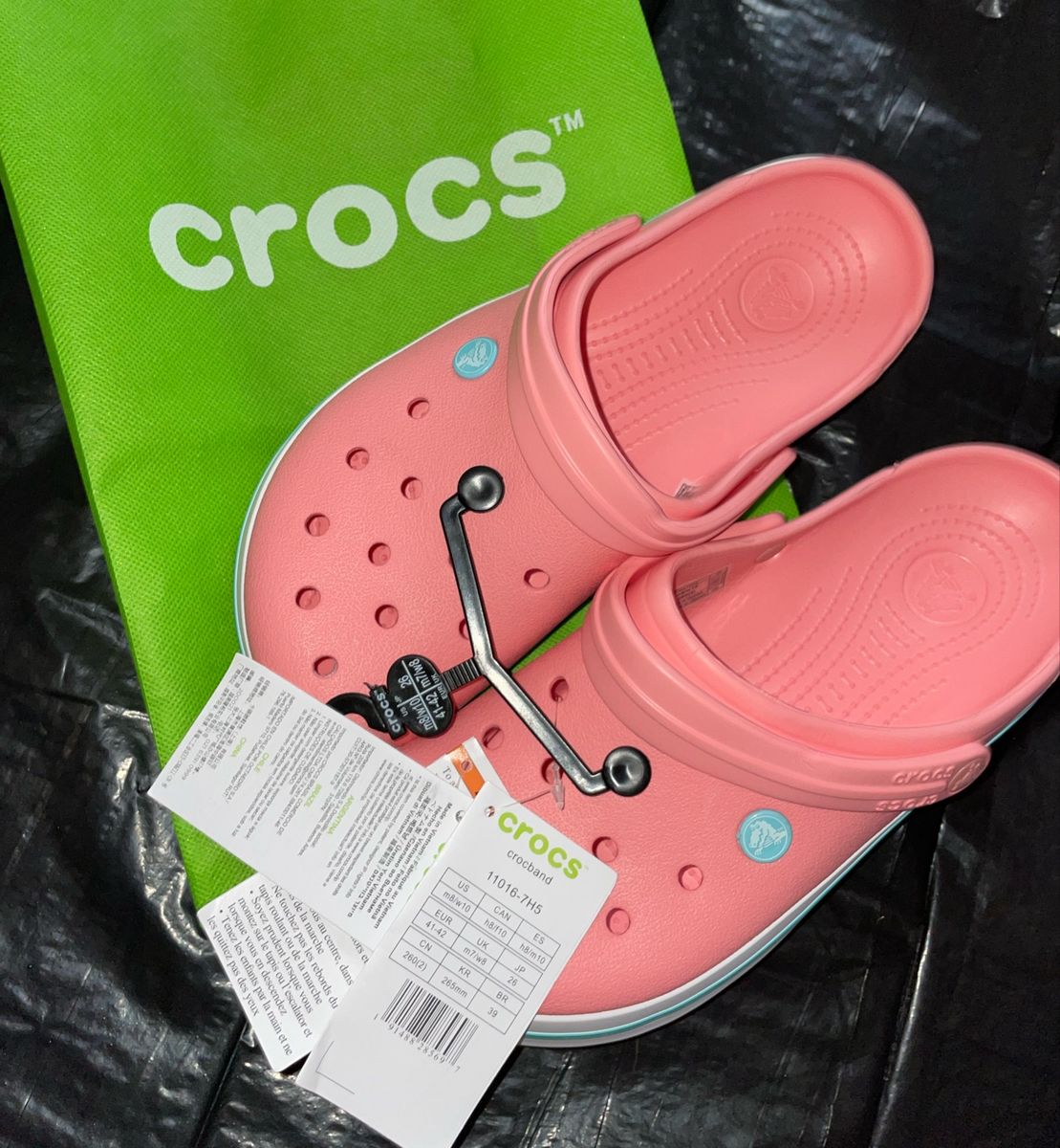 Crocs Edição Limitada Original Salmão | Sapato Feminino Crocs Nunca ...