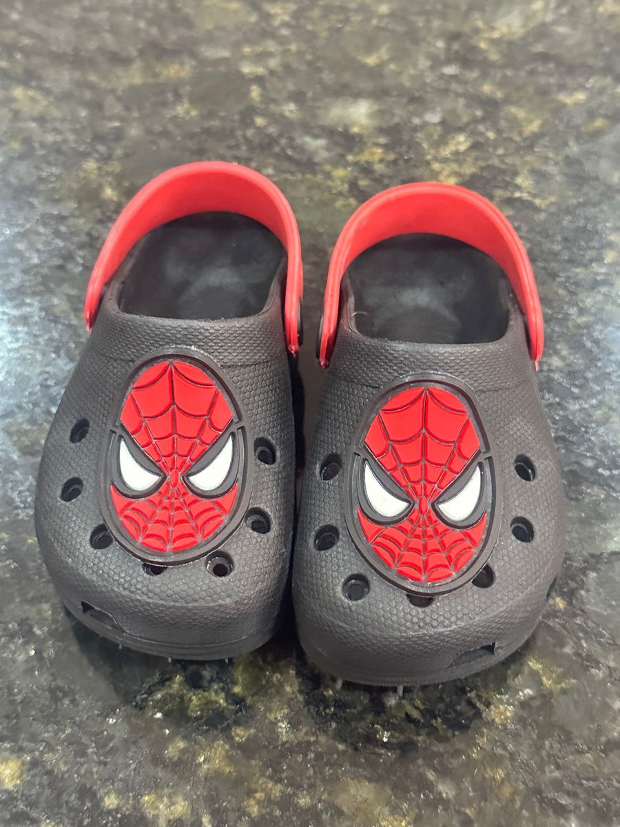 Crocs Homem Aranha Tam 23 | Calçado Infantil para Meninos Crocs Nunca ...