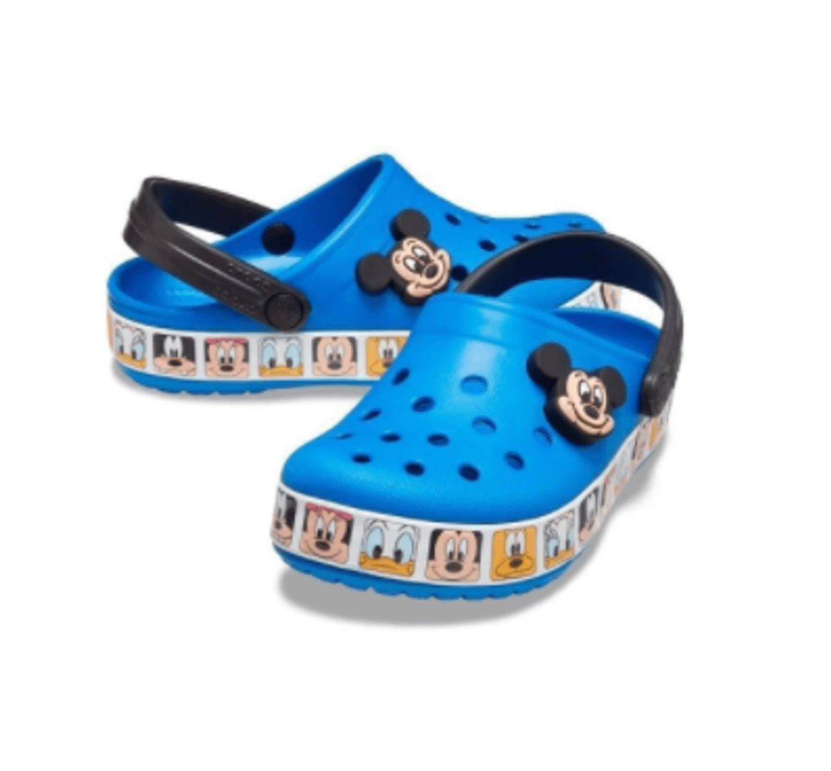 Crocs Infantil Fun Lab Mickey Mouse Band Clog - Azul - Tam: 9 (usa), 27 ...