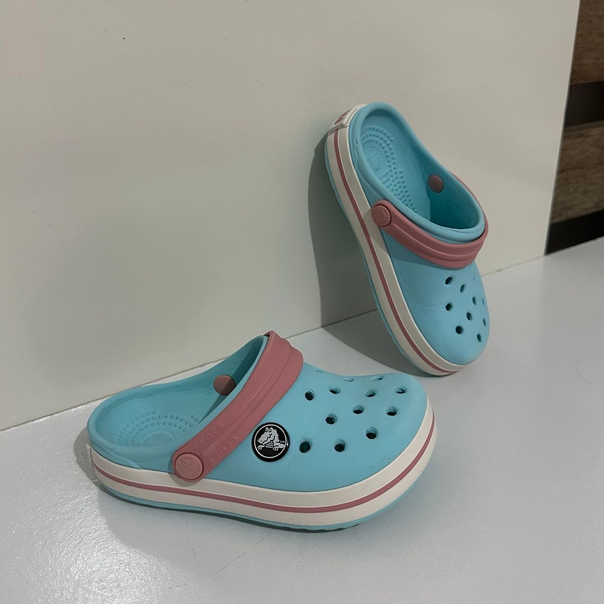 Crocs Infantil Original Azul Claro Verde Água Ciano Rosa Preto Branco ...