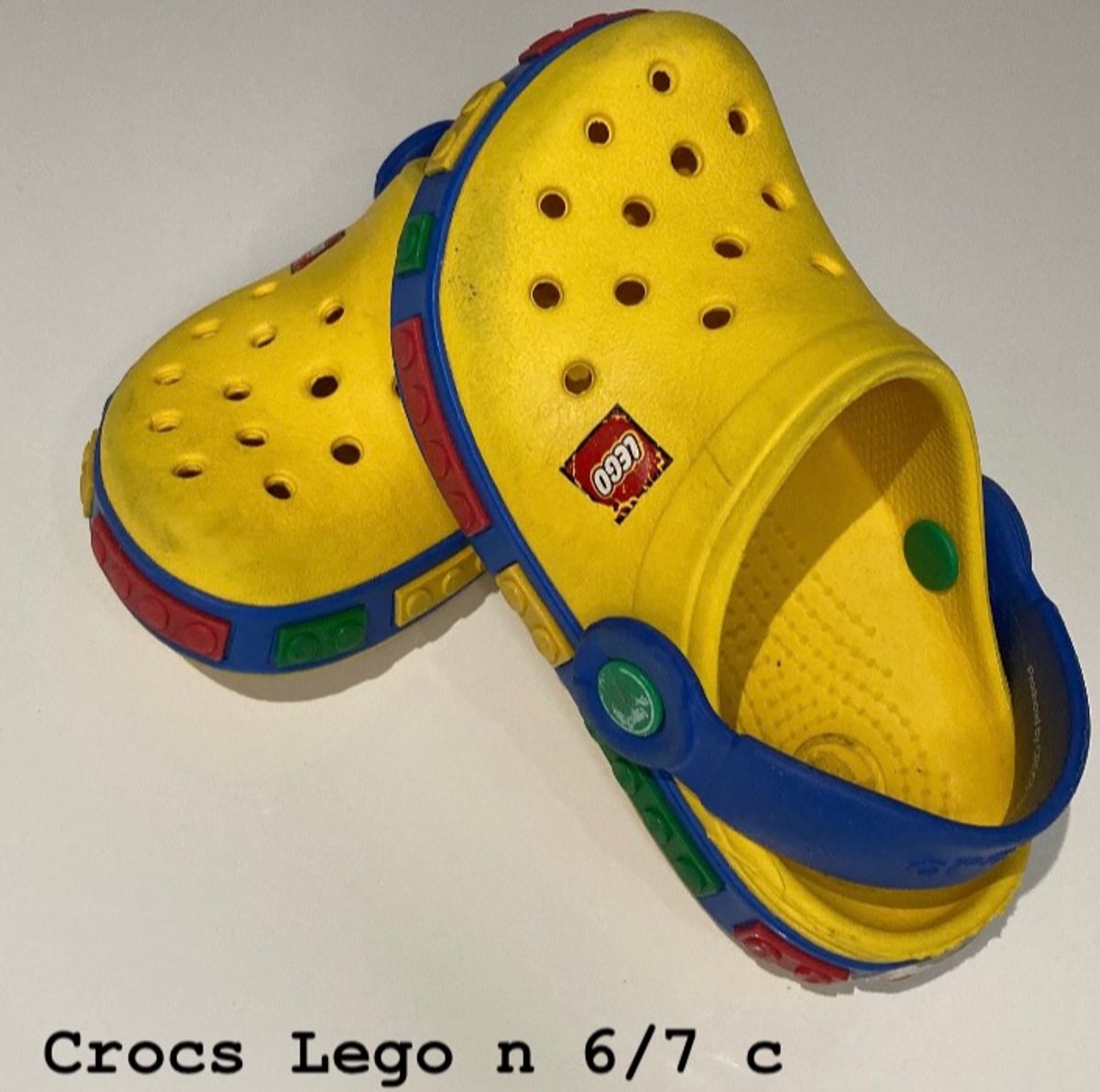 Crocs Lego Infantil | Calçado Infantil para Meninos Crocs Usado ...