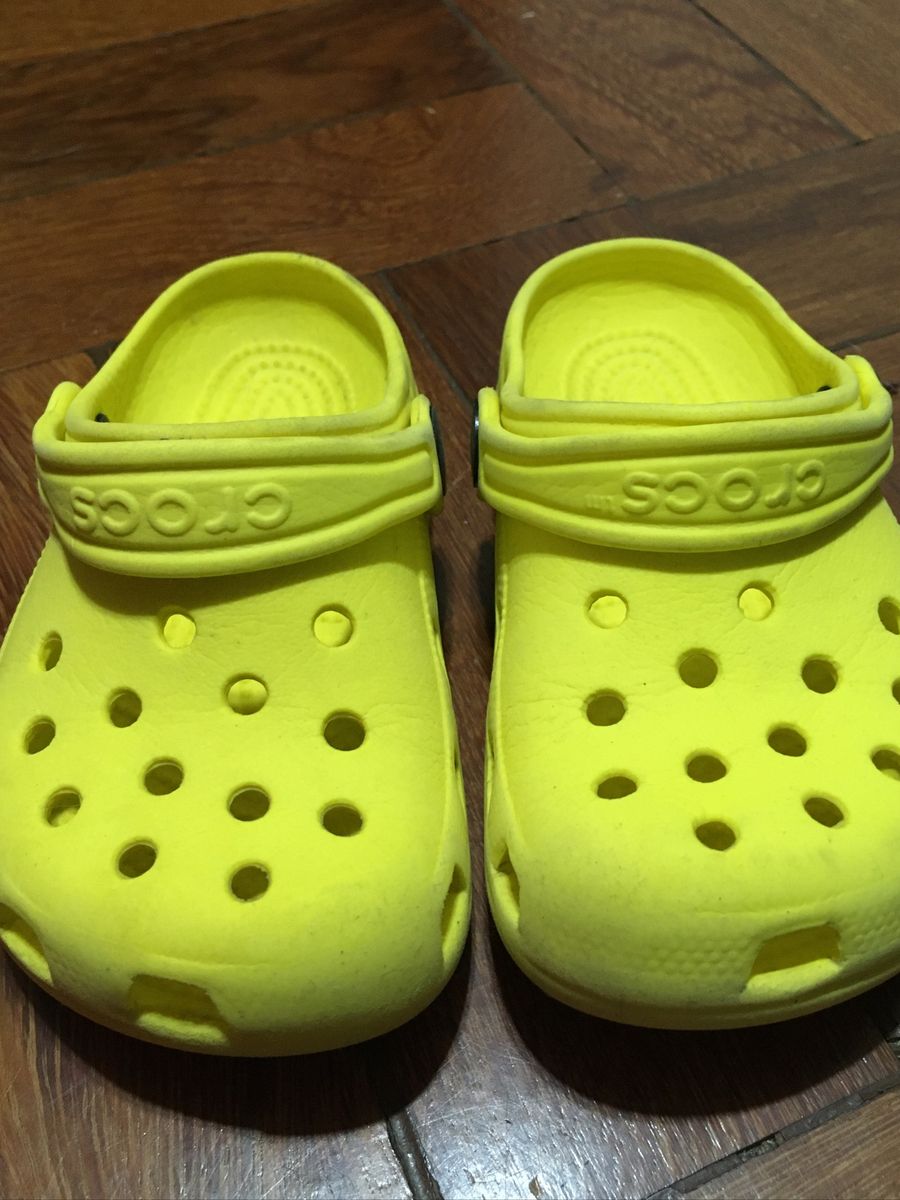 Crocs Original Amarelo C 6/7 | Calçado Infantil para Meninos Crocs ...