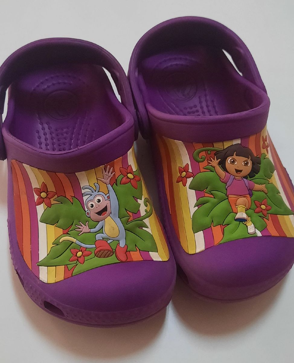 Crocs Original Dora | Calçado Infantil para Meninas Crocs Usado ...