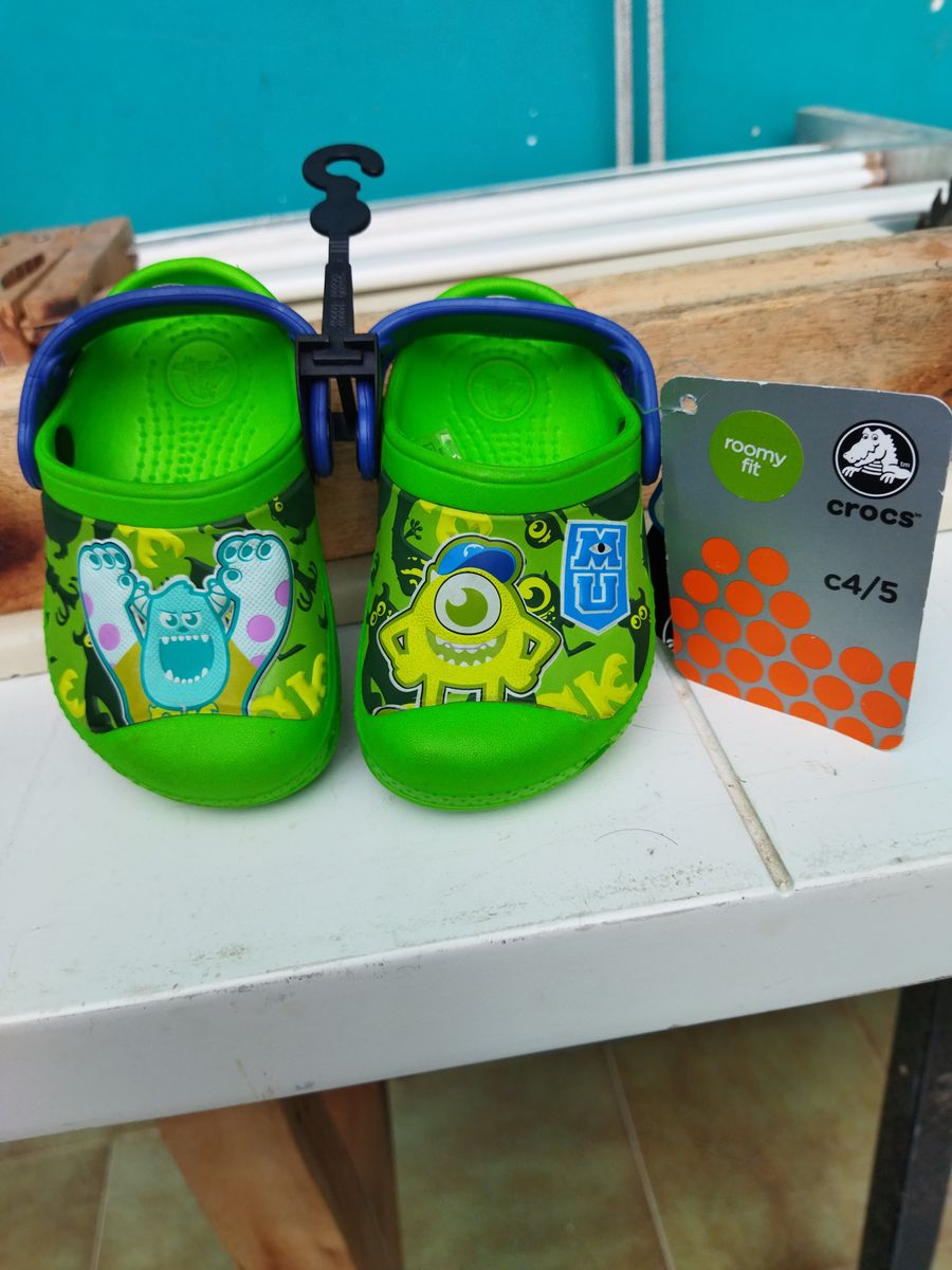 Crocs Original Novo Monstros S/a | Calçado Infantil para Meninos Crocs ...