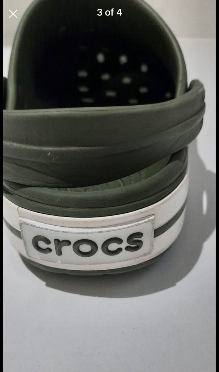 Crocs Original Verde Militar | Rasteira Feminina Crocs Usado 87454965 ...