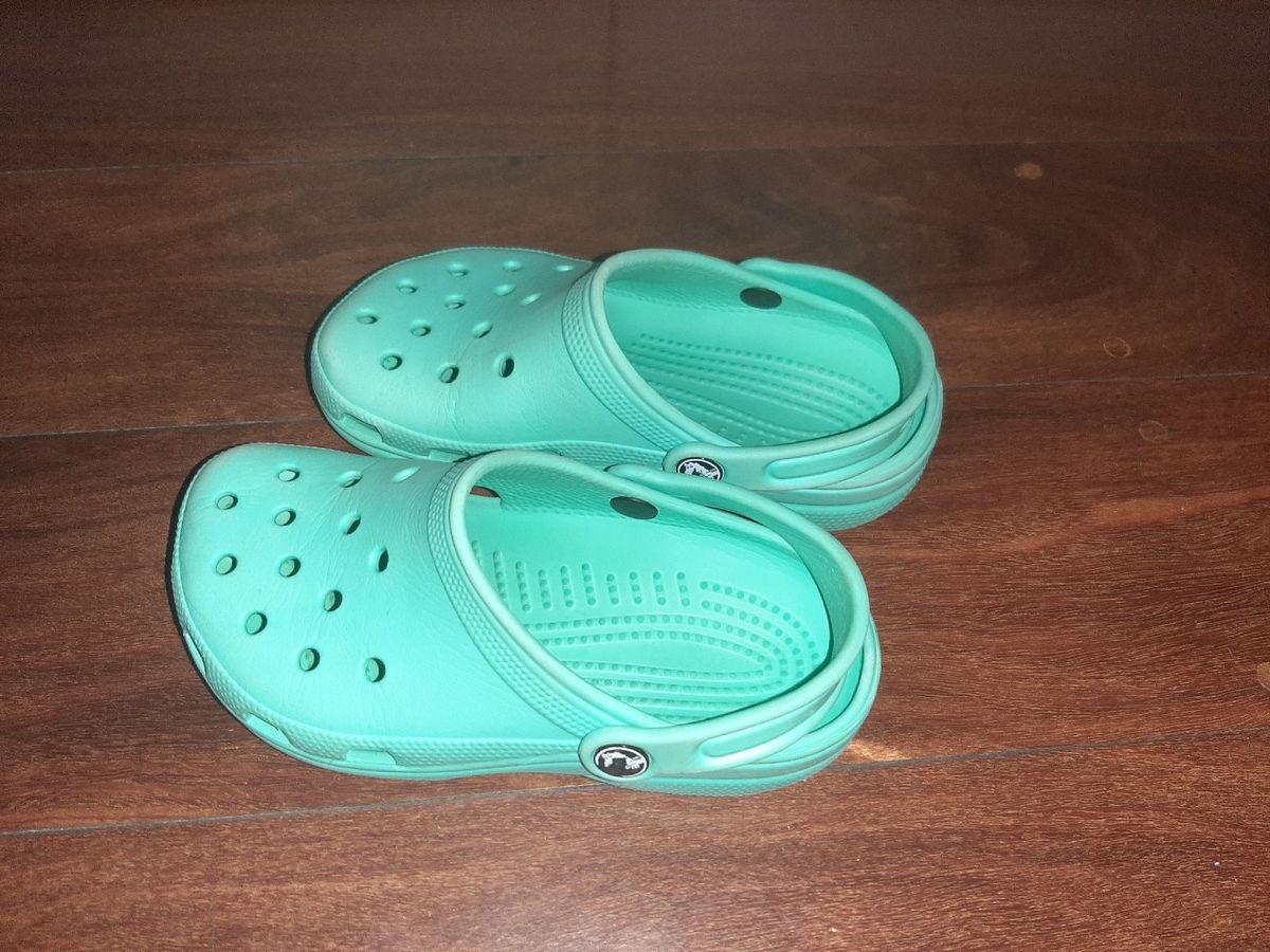 Crocs Verde Água | Sandália Feminina Crocs Usado 46222550 | enjoei
