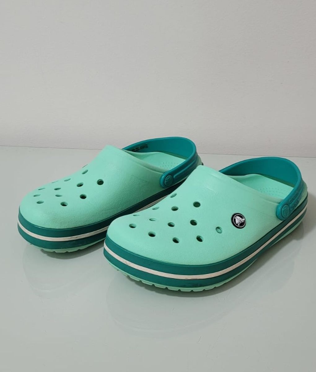 Crocs Verde Agua | Sapato Masculino Crocs Usado 76073194 | enjoei