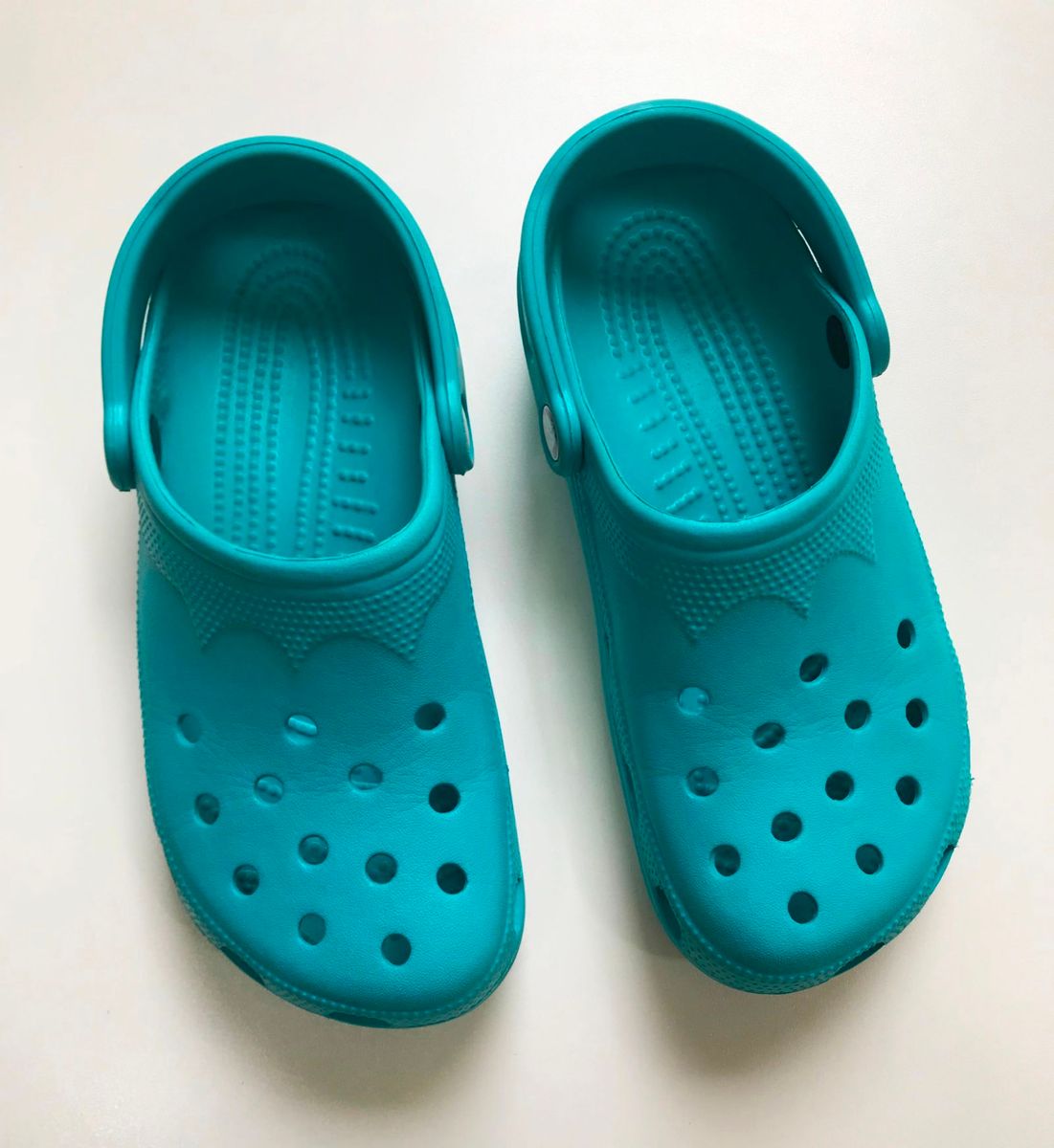 Crocs Verde Água | Sandália Feminina Crocs Usado 26283360 | enjoei