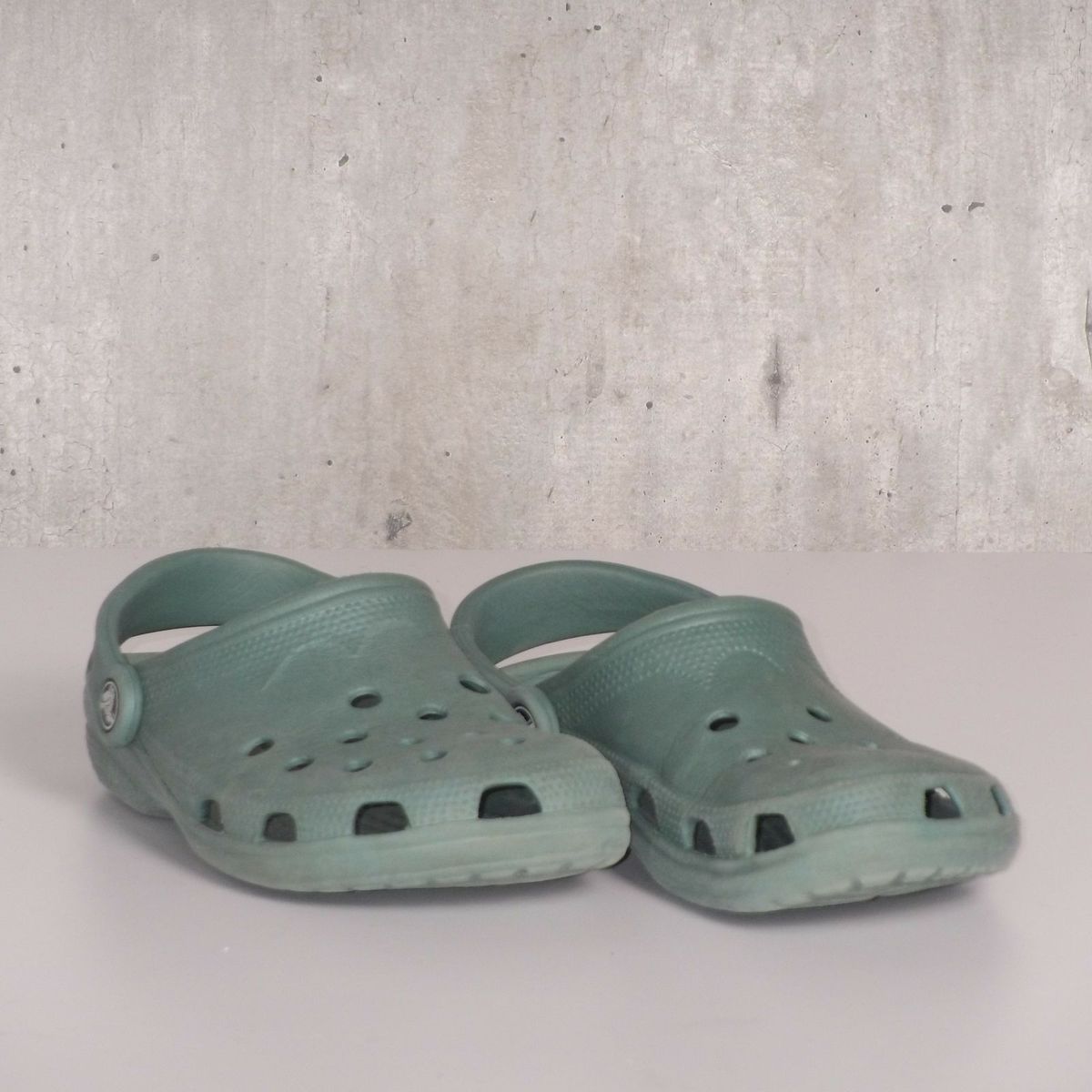 Crocs Verde Militar | Rasteira Feminina Crocs Usado 29622019 | enjoei