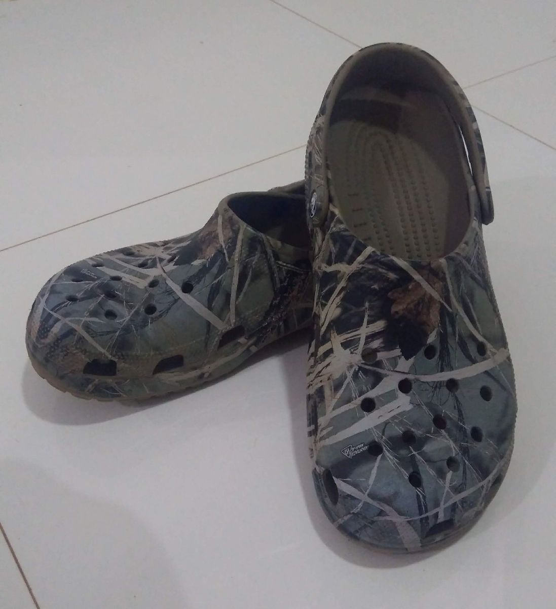 Crocs Verde Militar | Sapato Masculino Crocs Usado 45836213 | enjoei