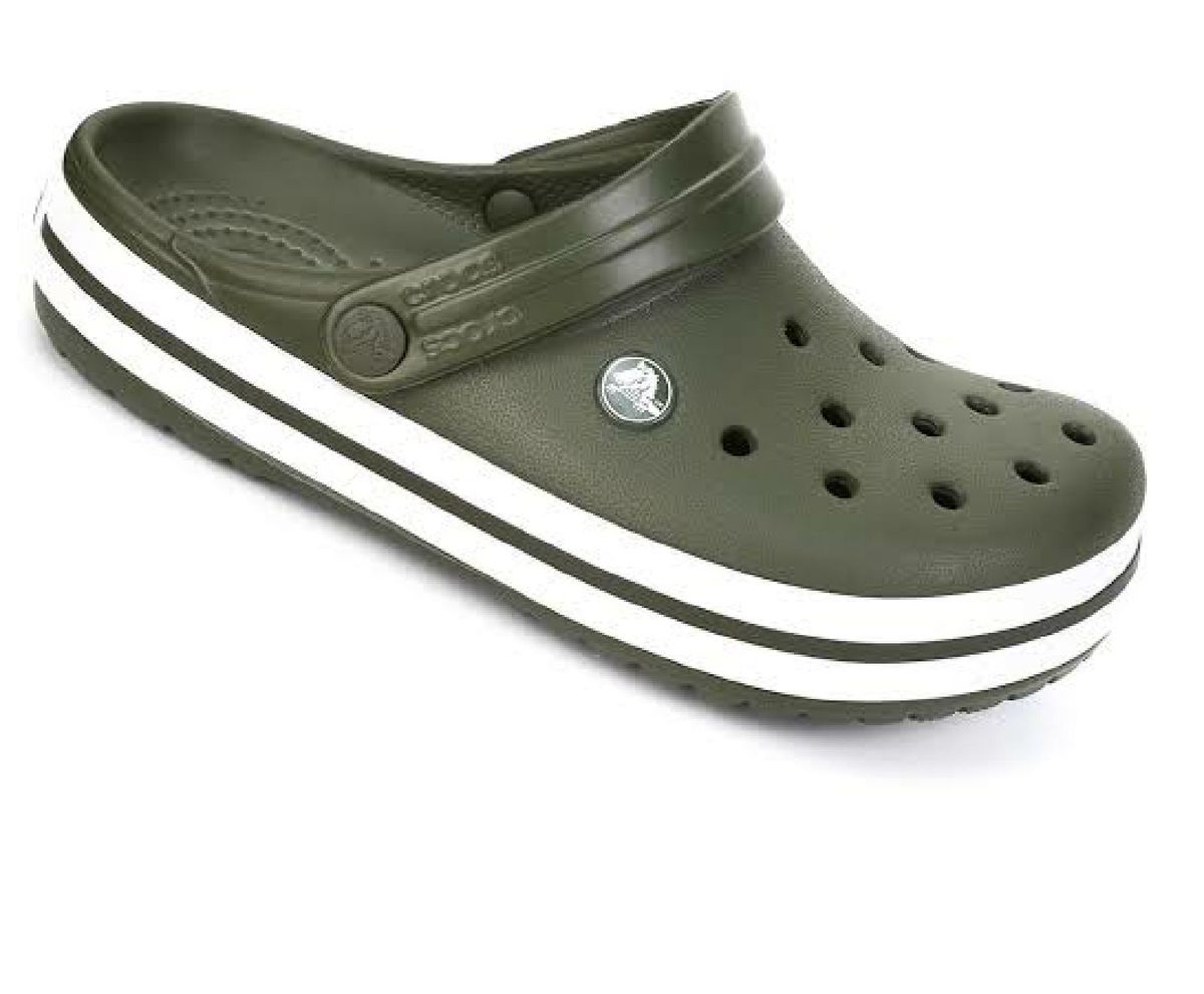 Crocs Verde Militar | Calçado Infantil para Meninos Crocs Usado ...