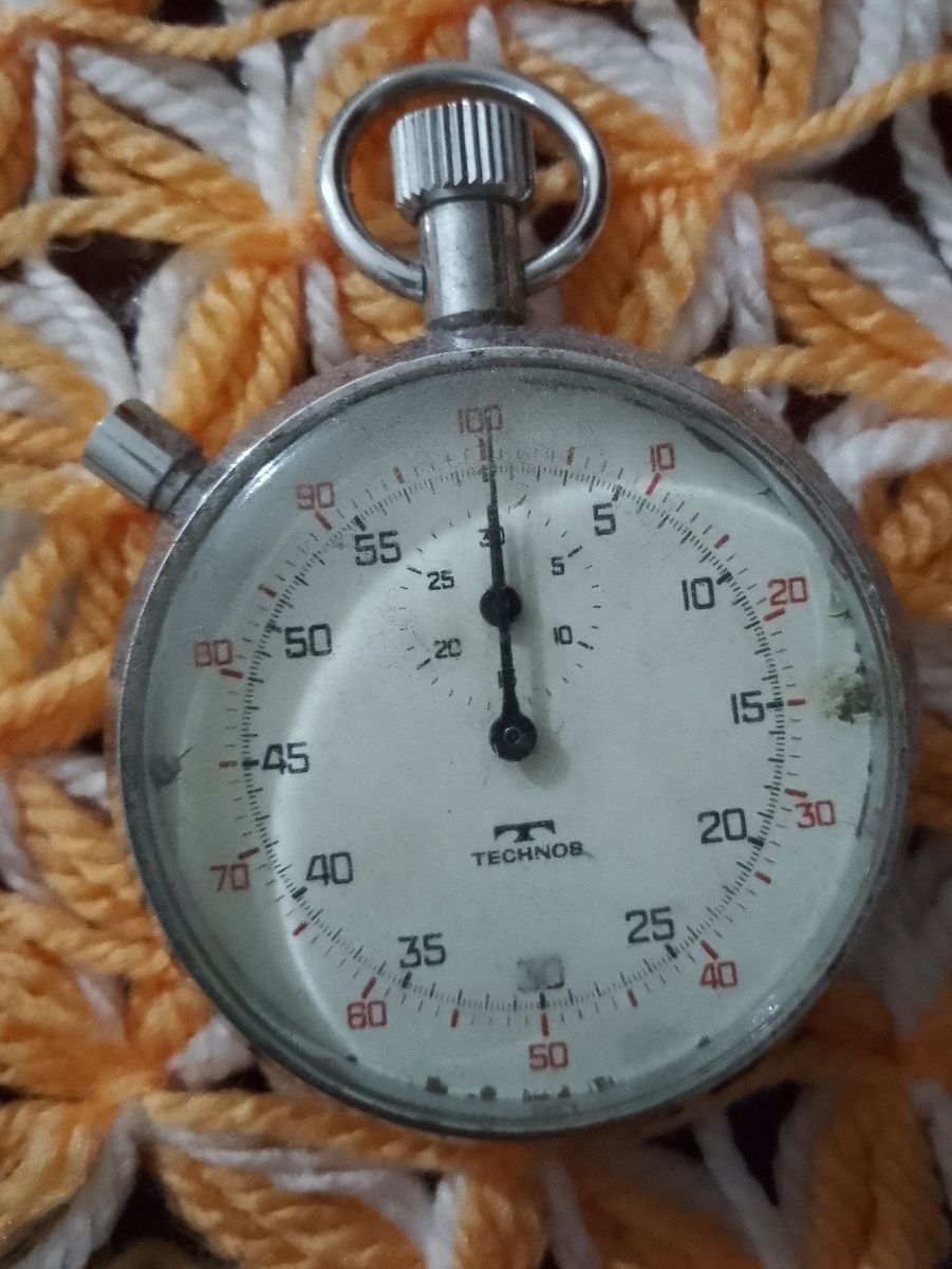Cronômetro Antigo Technos | Produto Vintage e Retro Technos Usado ...