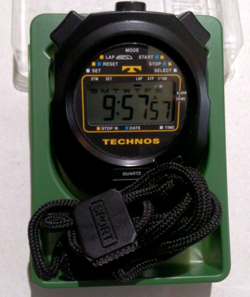 Cronômetro Technos Quartz | Item p/ Esporte e Outdoor Technos Nunca ...