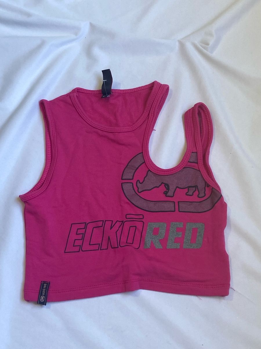 Cropped Ecko Red | Blusa Feminina Ecko Red Usado 112696866 | enjoei