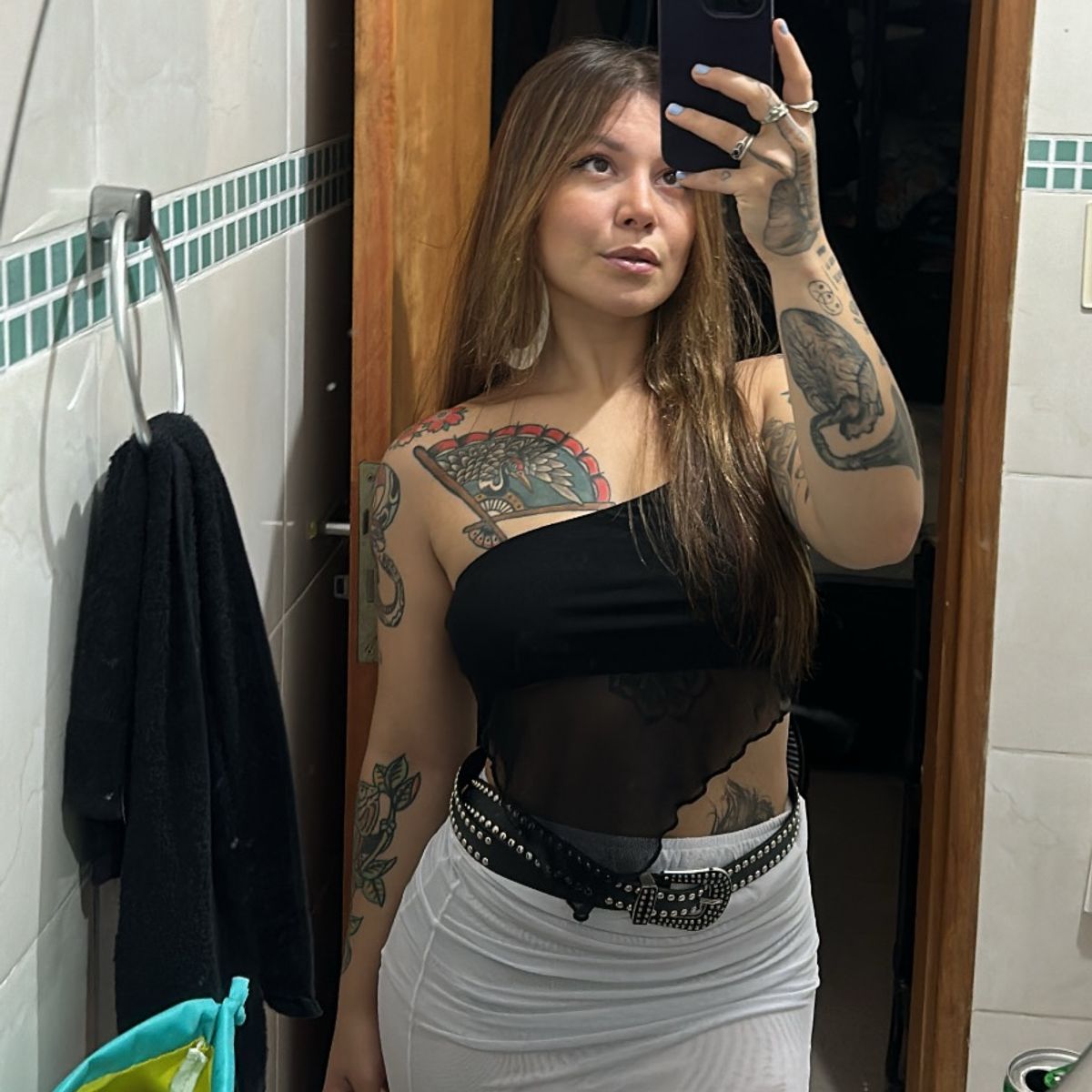 Cropped Preto com Transparência | Blusa Feminina Shein Usado 112844782 ...