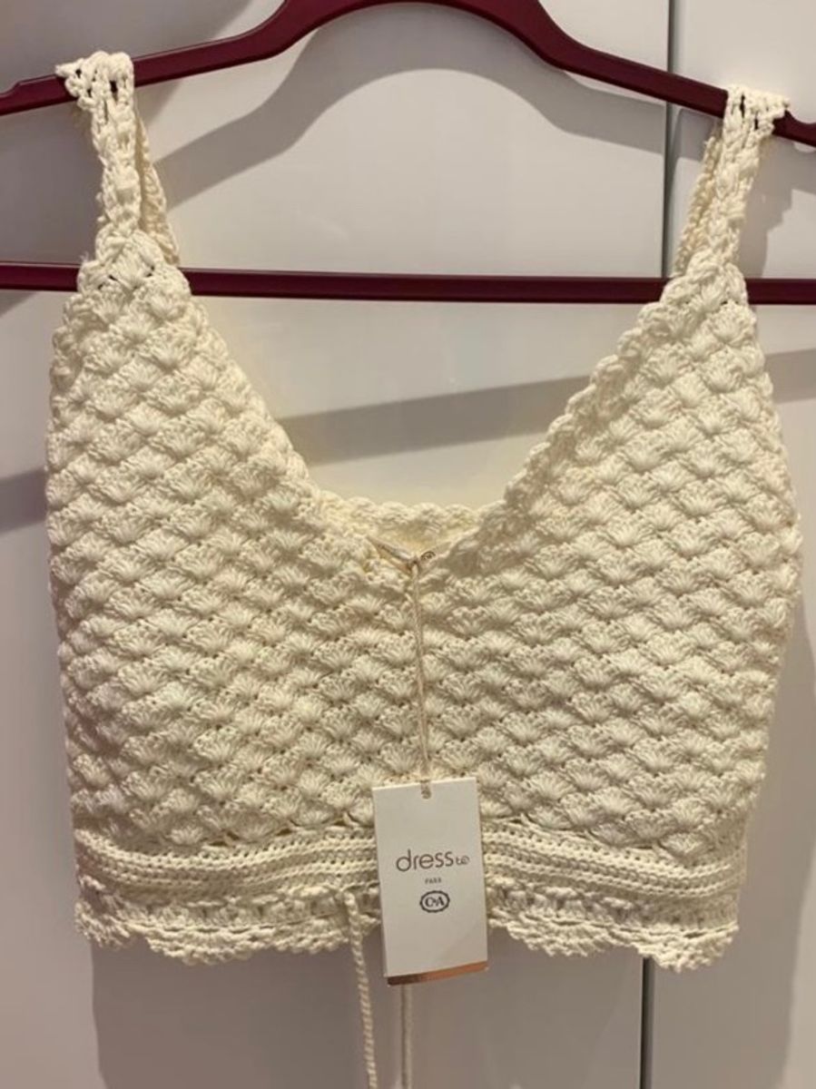 Croppet de Algodão Dress To para C&a | Camiseta Feminina Dress To Nunca ...