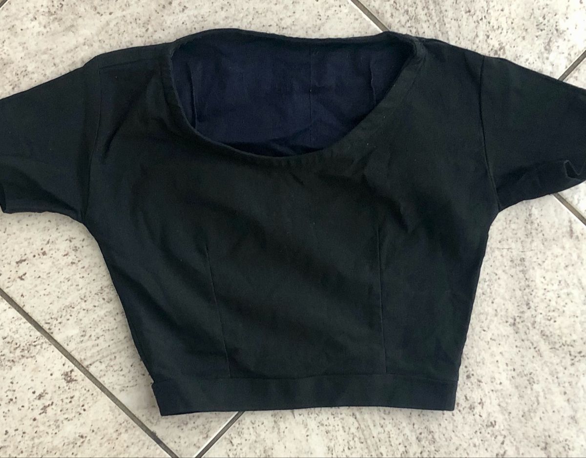 Croppet Estruturado | Blusa Feminina Feito Sob Medida Usado 52203126 ...