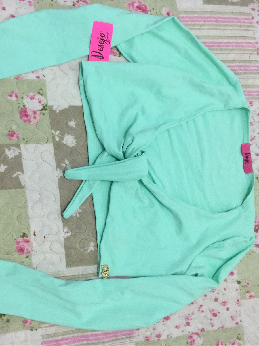 Croppet Manga Longa Belíssima | Produto Feminino Belíssima Nunca Usado ...