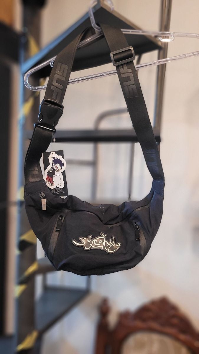Cross Bag Sufgang Arabic Script Black | Bolsa Masculina Sufgang Nunca ...