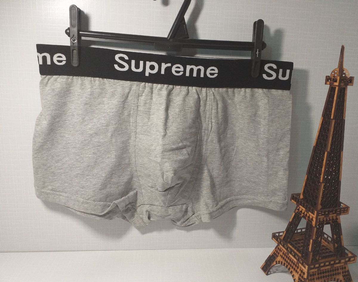 Cueca Boxer Supreme Xl Cinza 100% Algodão | Produto Masculino Supreme ...