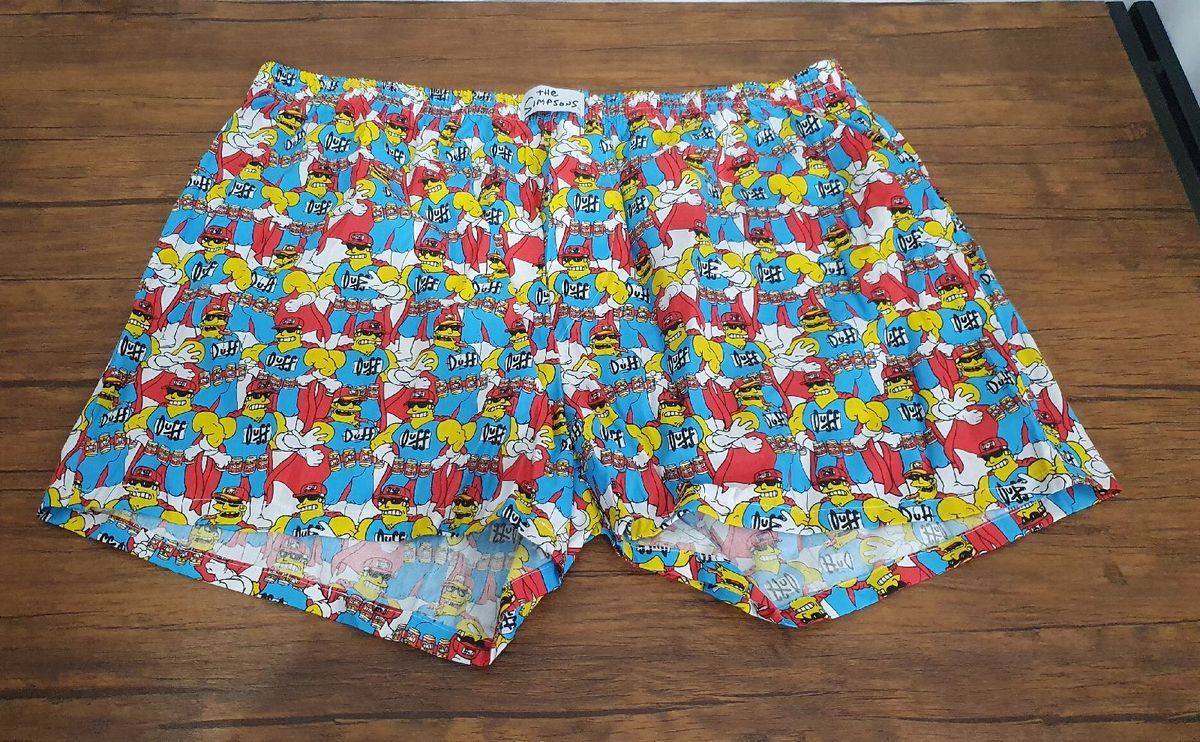 Cueca Samba Canção Simpsons Tam Extra Grande | Produto Masculino ...