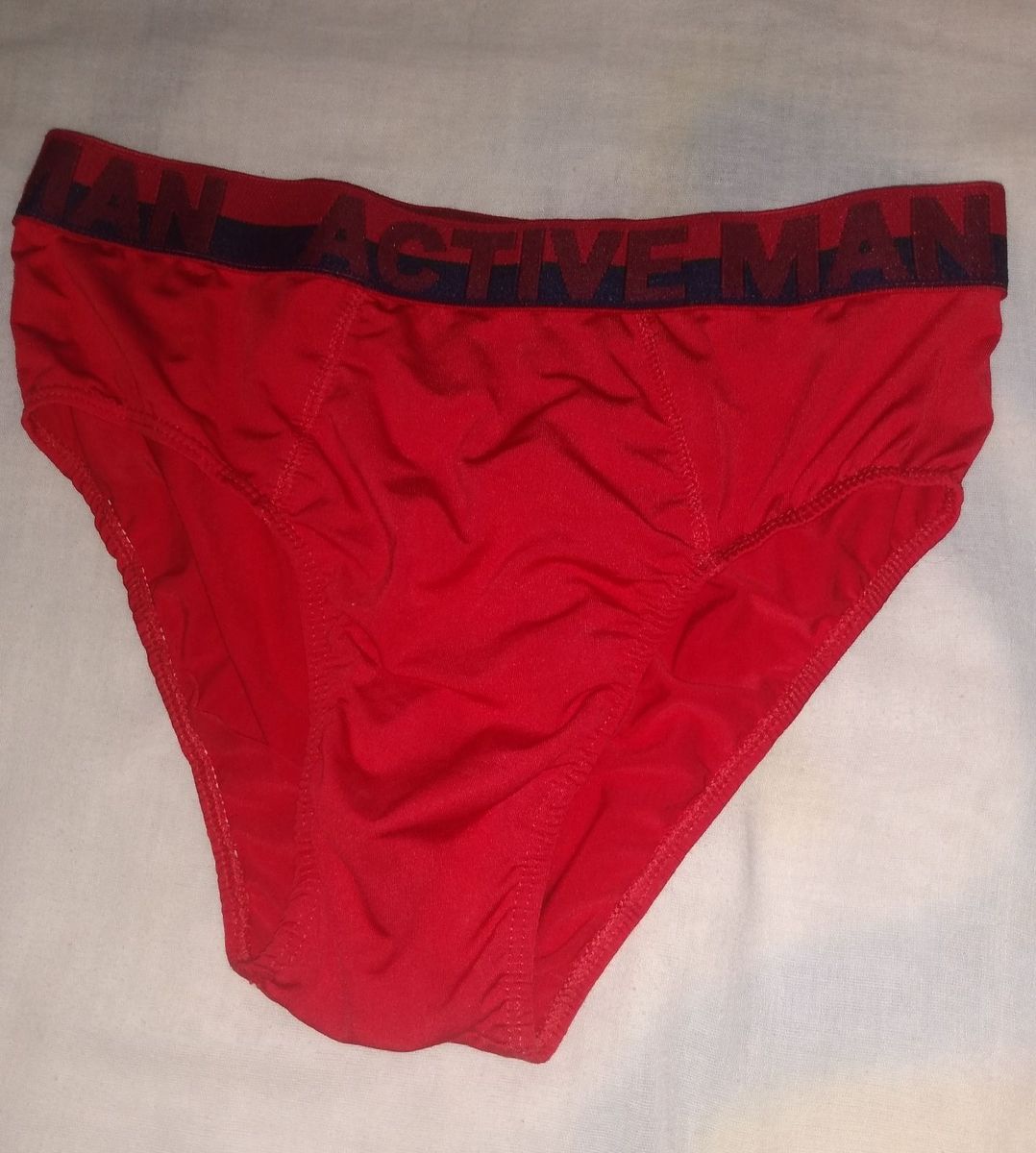 Cueca Vermelha Gg Bermuda Masculina Active Man Nunca Usado 78802490