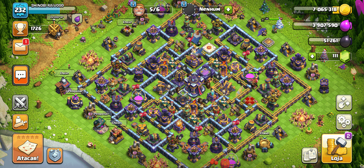 Cv 15 Full Clas Of Clans Semi Full Falta Muros | Jogo de Computador Coc Usado 90725889 | enjoei
