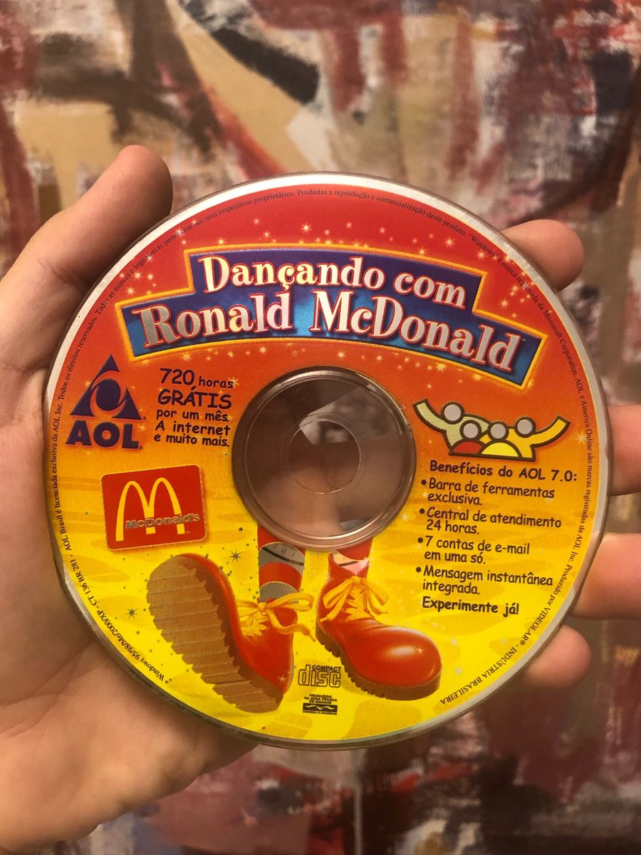 Dançando com Ronald Mc Donalds Cd Original | Produto Vintage e Retro Mc ...