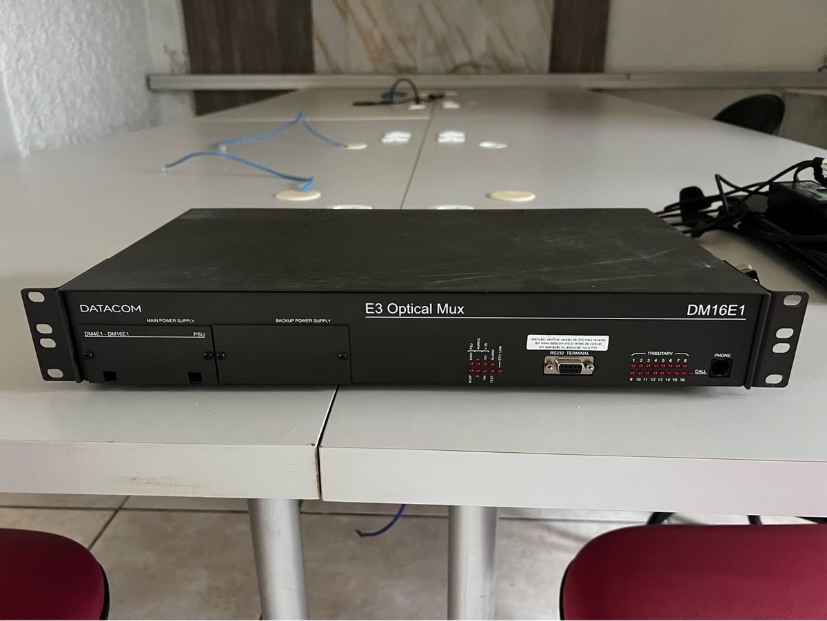 Datacom E3 Optical Mux com Dm16e1 | Item Info & Eletro Datacom Usado 92869000 | enjoei