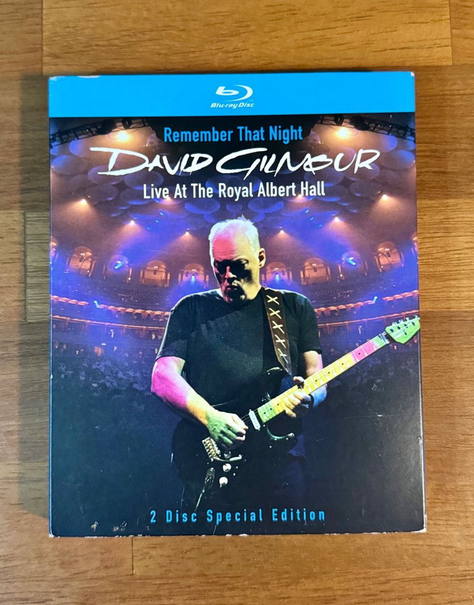 David Gilmour Live At The Royal Albert Hall Blu-ray Duplo Remember That ...
