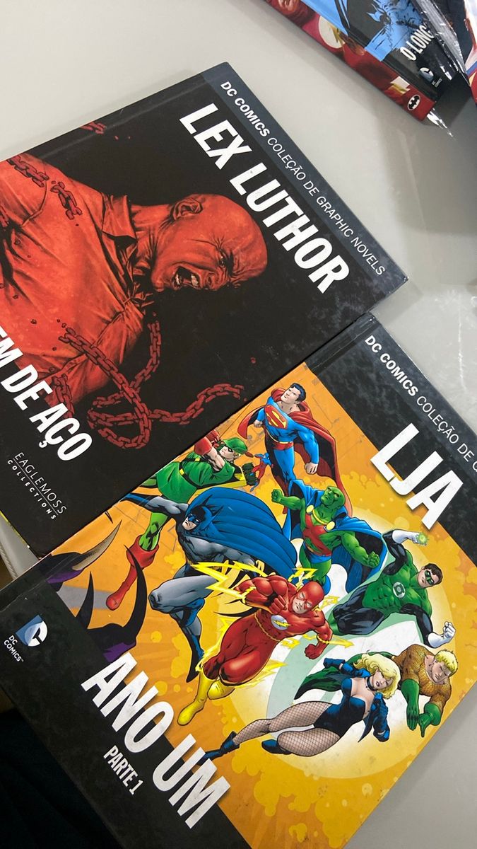Dc Comics Graphic Novels Eaglemoss, Capa Dura Lex Luthor; Liga da ...