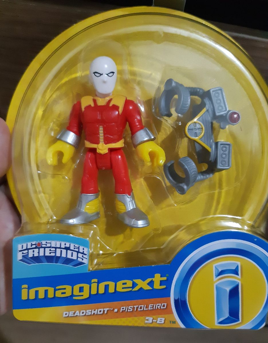 Deadshot Pistoleiro Boneco Imaginext | Brinquedo Fisher Price Nunca ...
