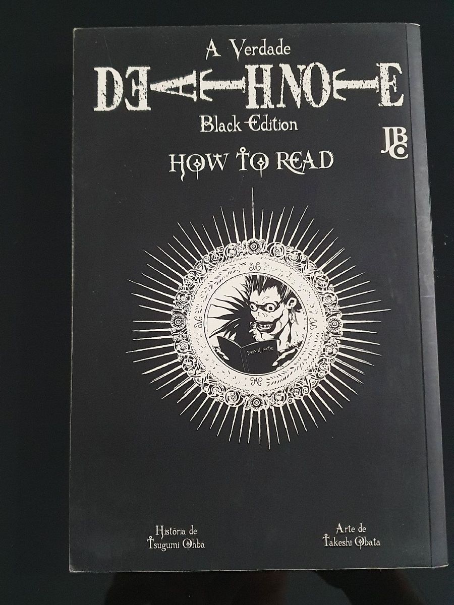 Death Note Black Edition: How To Read (acompanha Card do L) | Livro Jbc ...