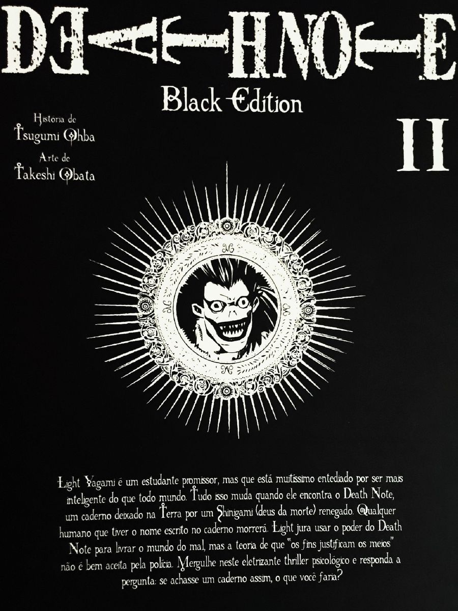 Death Note Black Edition Vol.ii | Livro Shueisha Inc. Usado 53777060 ...