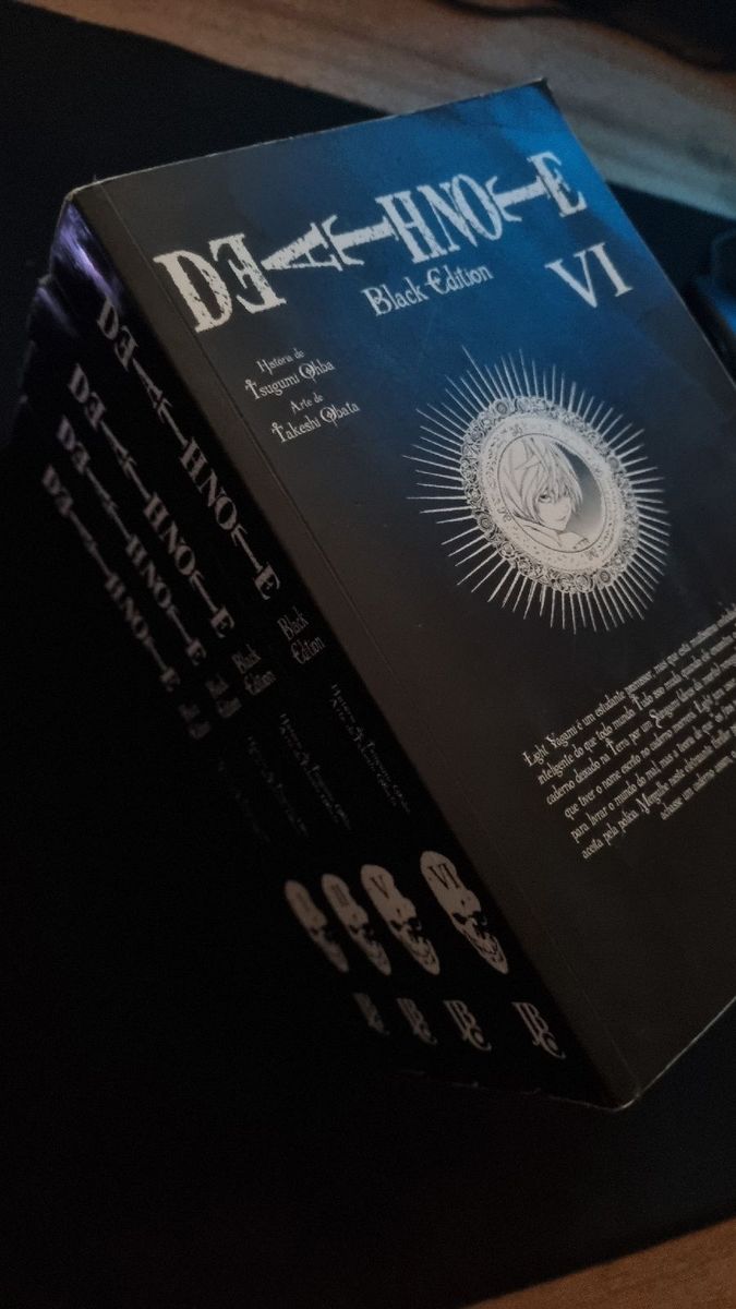 Death Note Manga Jbc 4 Volumes, Sendo Eles: 1, 2, 5 e 6 | Livro Jbc ...