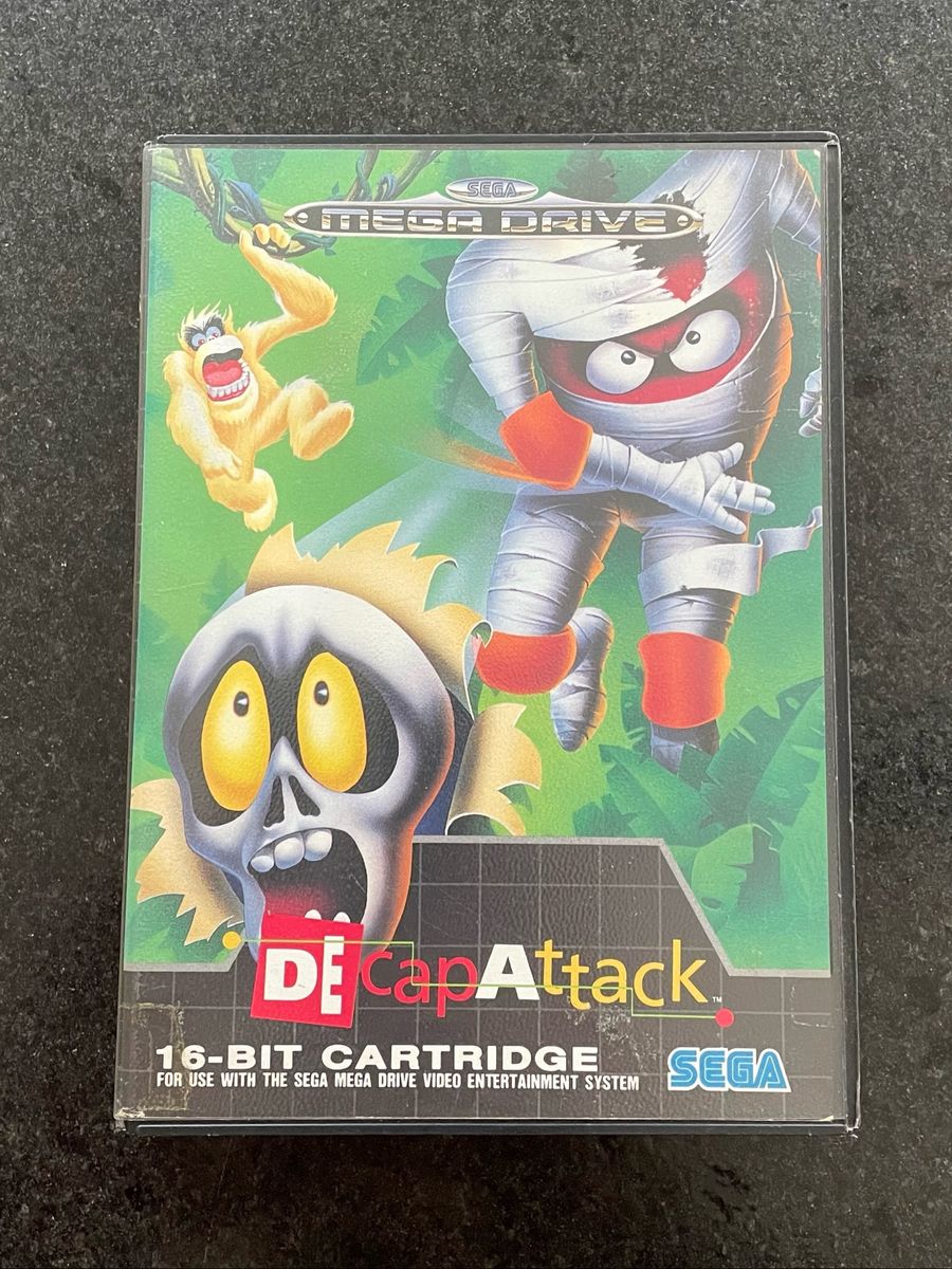 Decap Attack - Jogo Completo Original Mega Drive Japonês | Jogo de ...