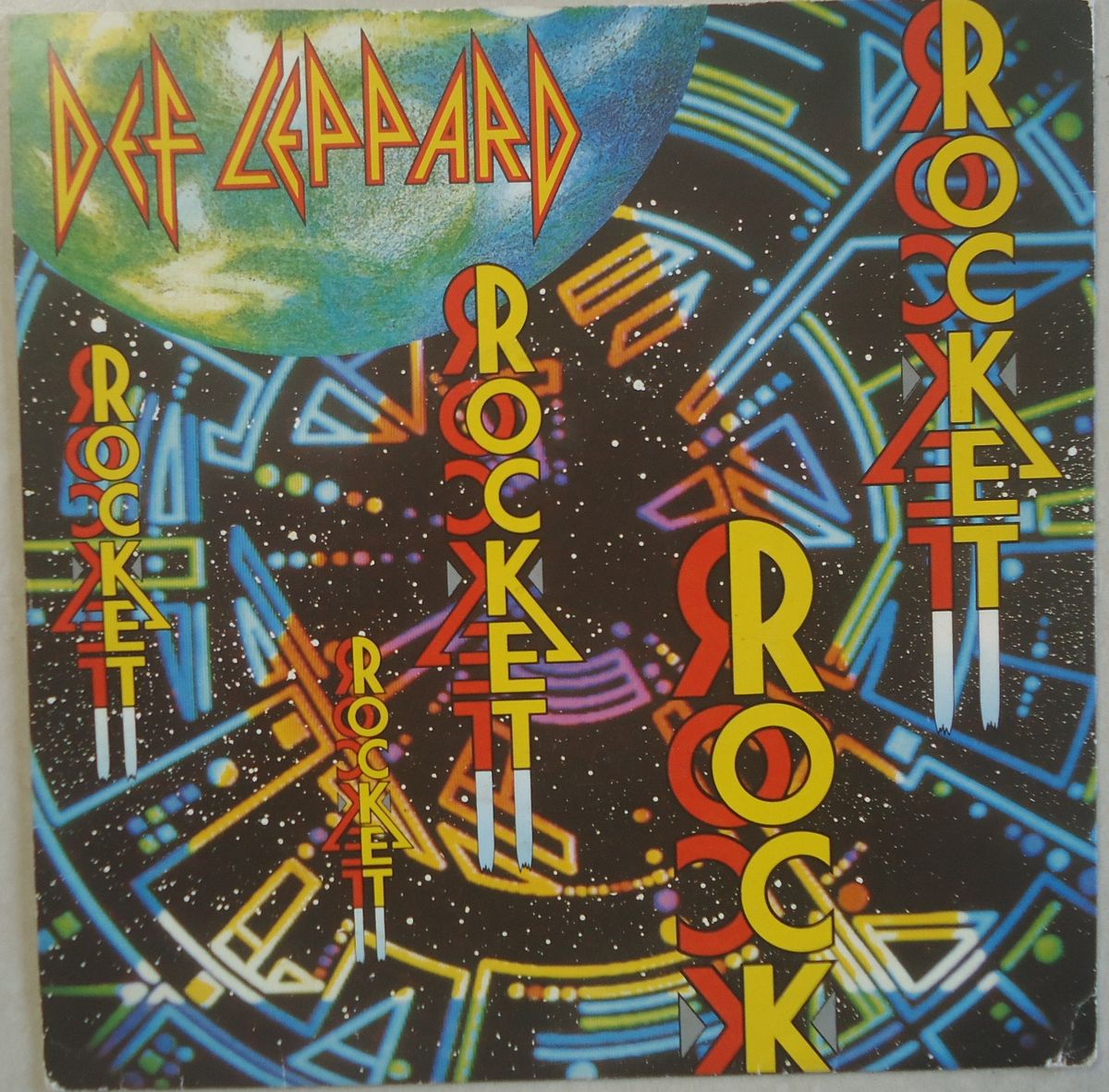 Def Leppard 1989 Rocket, Disco de Vinil Compacto 7 Importado | Item de ...