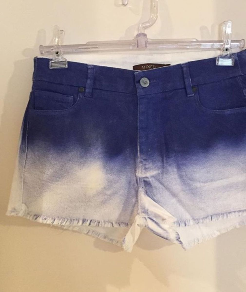 Degradê da Cor do Céu | Shorts Feminino Mixed Usado 18502505 | enjoei