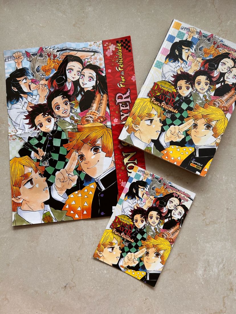 Demon Slayer Kimetsu No Yaiba - Flor da Felicidade | Mangá/ Livro ...