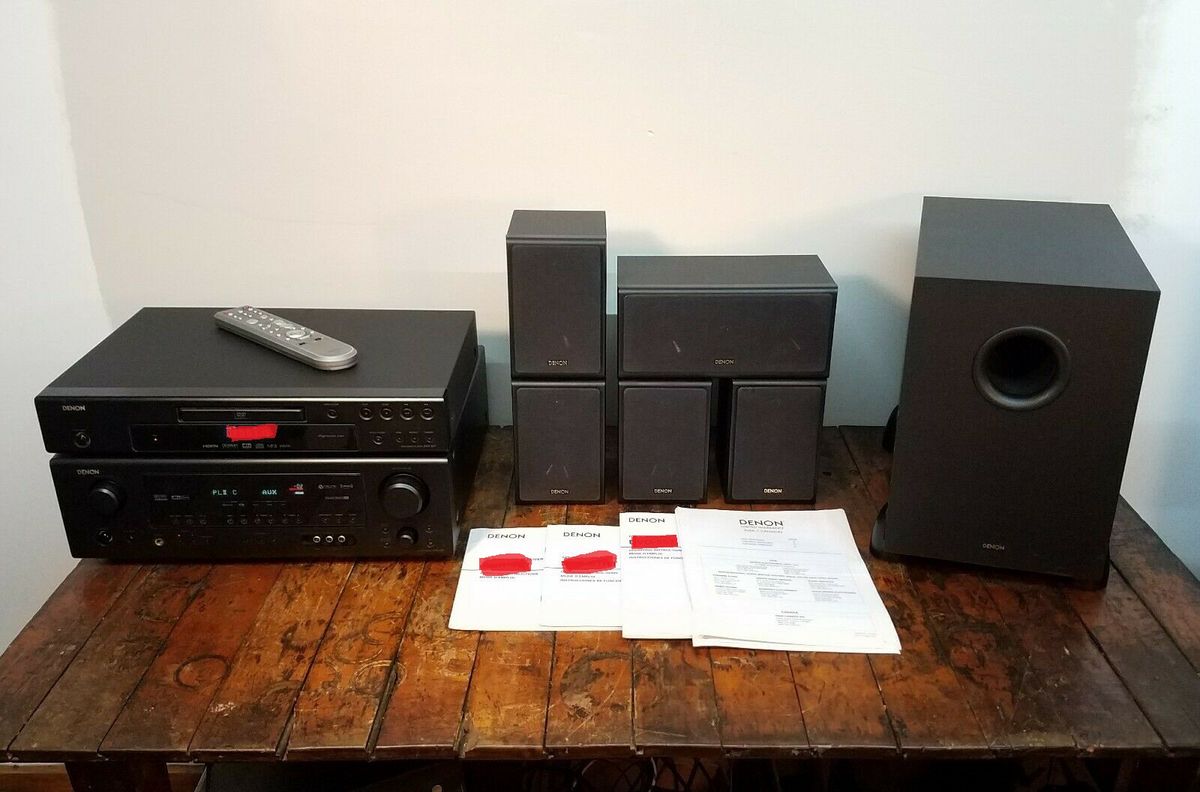 Denon Home Theater Avr-487 5.1 Dts | Item de Música Denon Usado ...