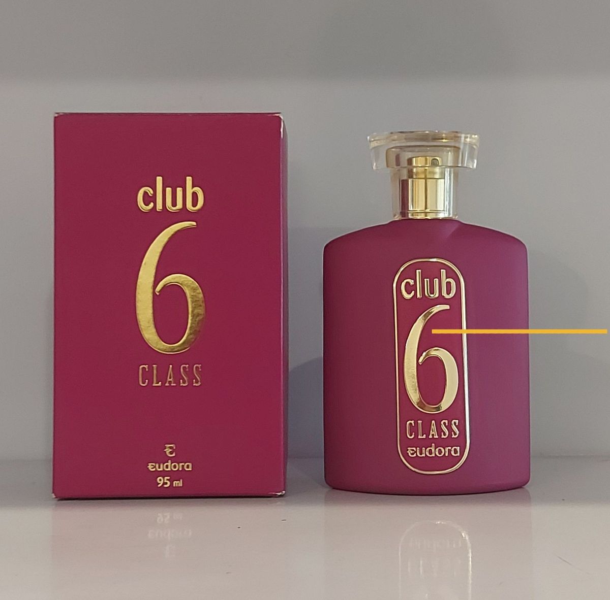 Deo Colônia Club 6 Class Eudora Feminino Descontinuado Validade 03/2022 ...